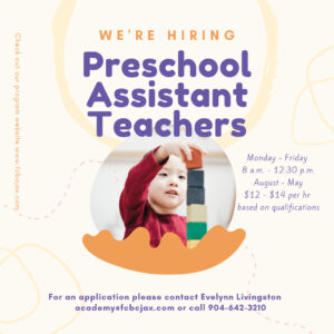 We're-Hiring-Preschool-Teacher-Instagram-Post - Fort Caroline Baptist ...